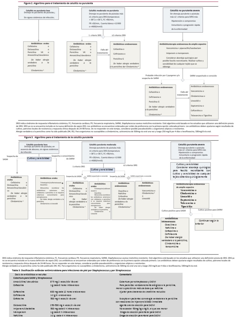 Celulitis Figuras y Tablas | PDF | Penicilina | Tratamientos médicos