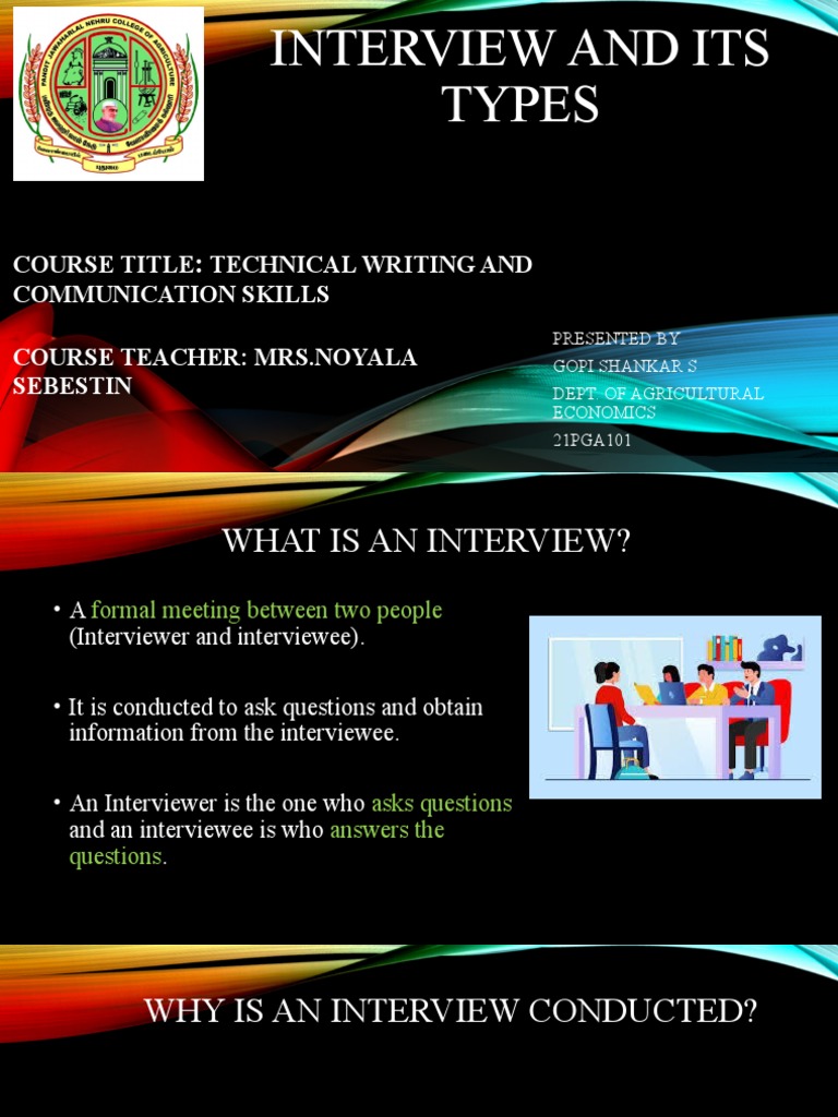 Understanding Interview Types: A Comprehensive Guide to Formal, Informal, Sequential, Panel and ...