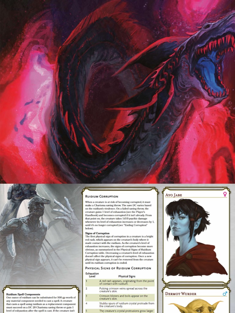 Call of The Netherdeep DM Screen | PDF