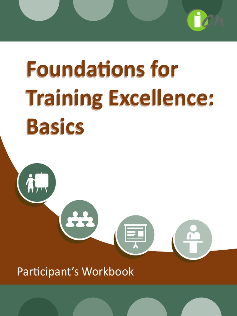 Foundations For Training Excellence Participant39s Workbook | PDF ...