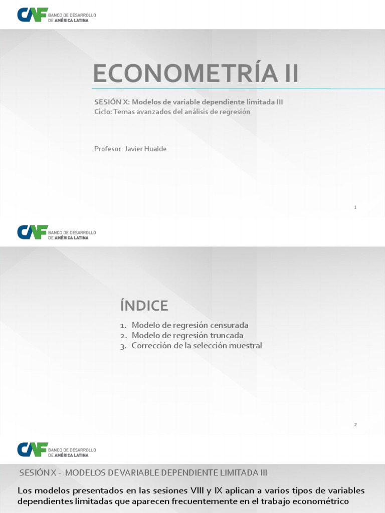 Econometria | PDF | Mínimos cuadrados ordinarios | Análisis de regresión