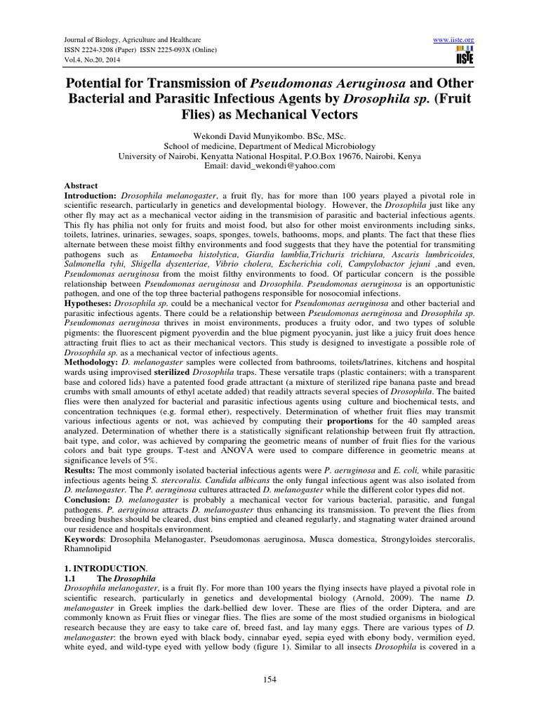 1 PB | PDF | Infection | Fly