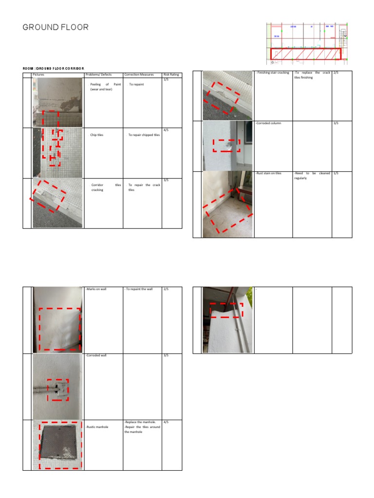 Ancillary A Defects Images | PDF | Wall | Ceiling