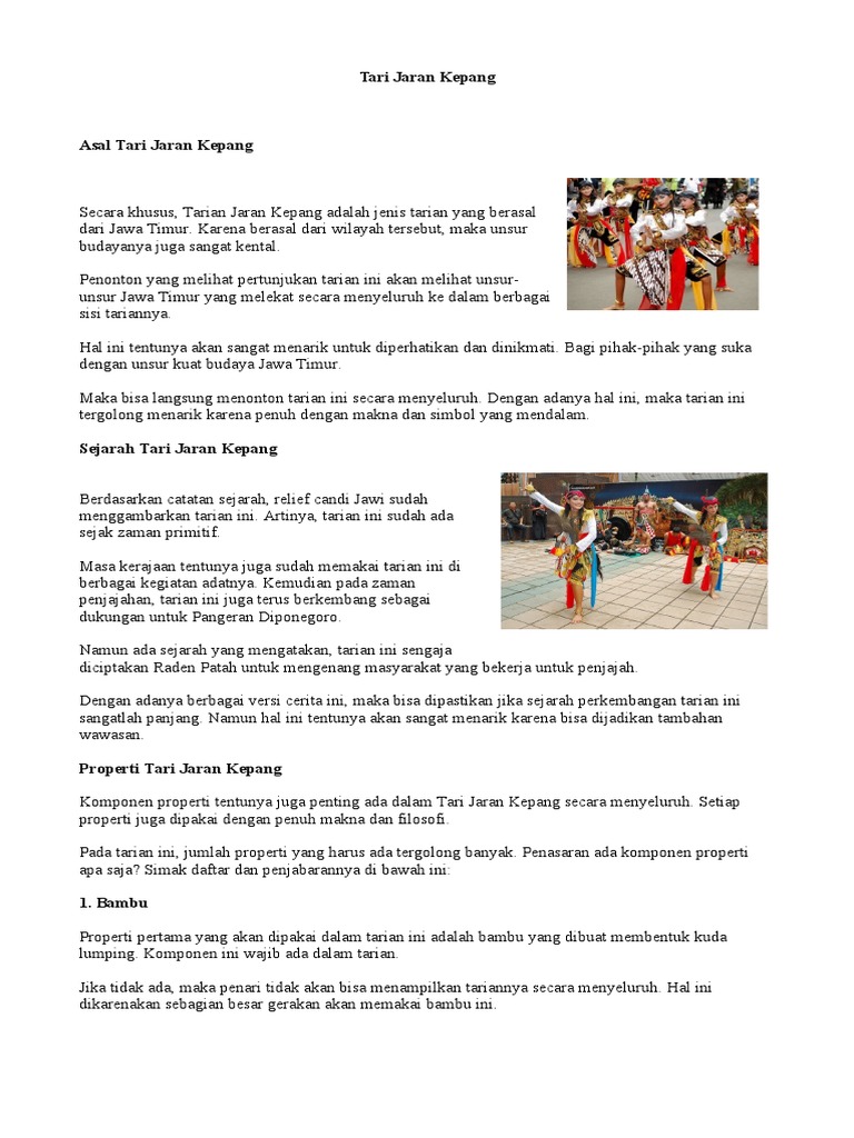 Tari Jaran Kepang | PDF