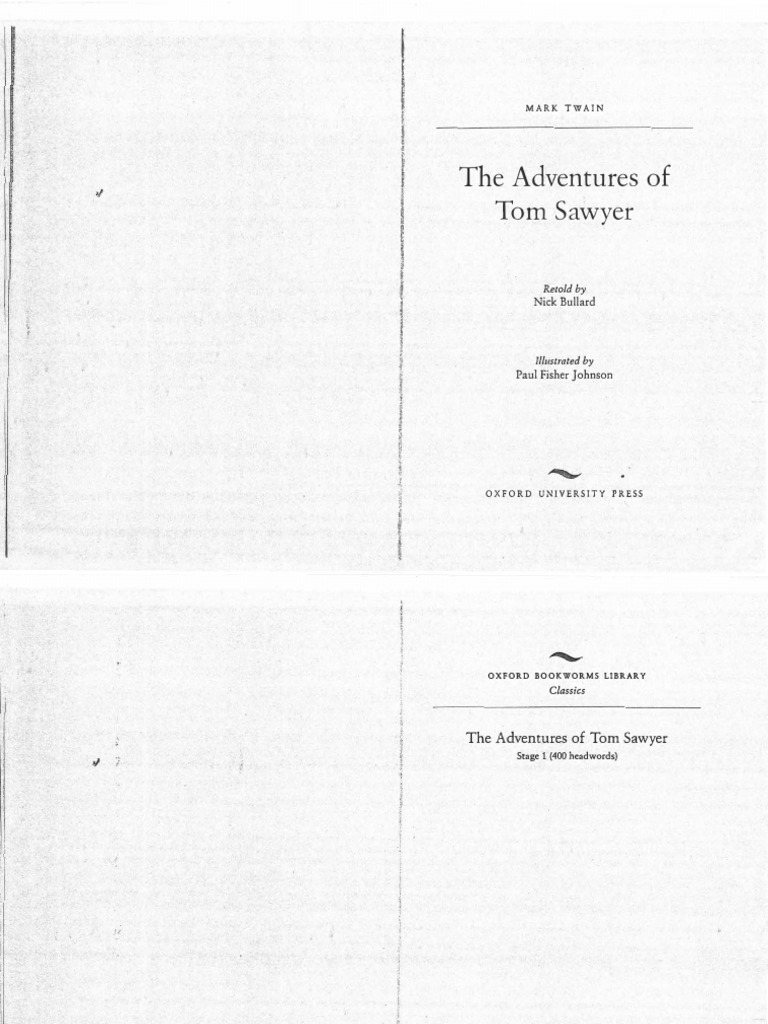 164 The Adventures of Tom Sawyer | PDF | The Adventures Of Tom Sawyer ...