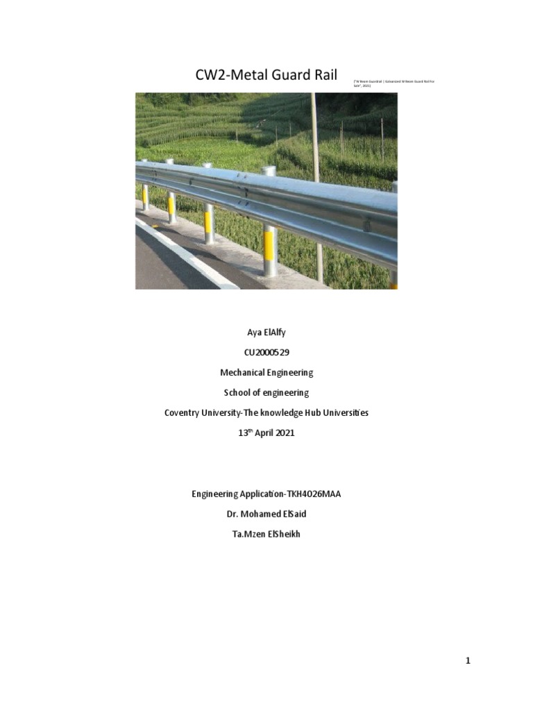 Aya ElAlfy CU.2000529 cw2 | PDF | Corrosion | Galvanization