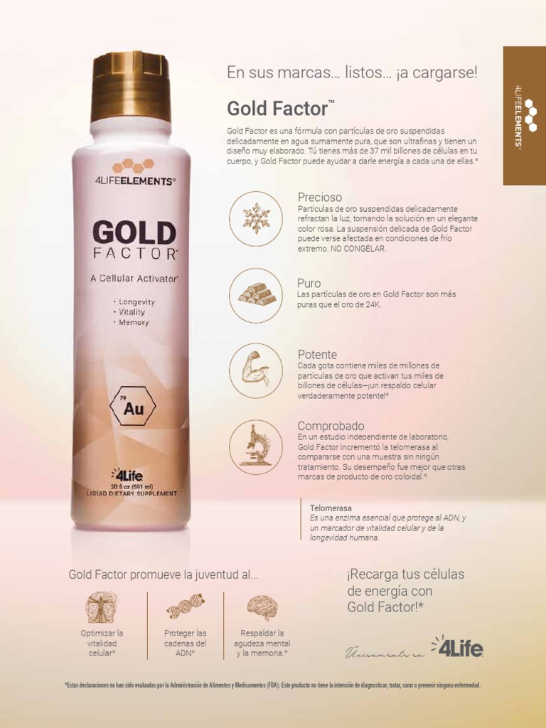 Gold Factor | PDF | Telómero | Envejecimiento
