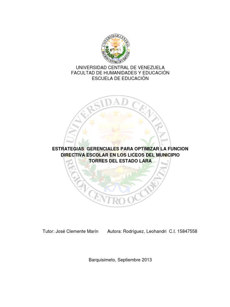 Completo | PDF | Planificación | Liderazgo