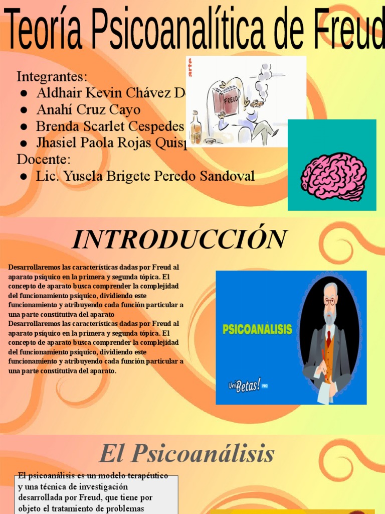 Teoria Psicoanalitica de Freud | PDF | Psicoanálisis | Sigmund Freud