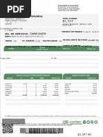 Recibo de Luz CFE 2023 para Imprimir | PDF | Energia electrica | Poder ...
