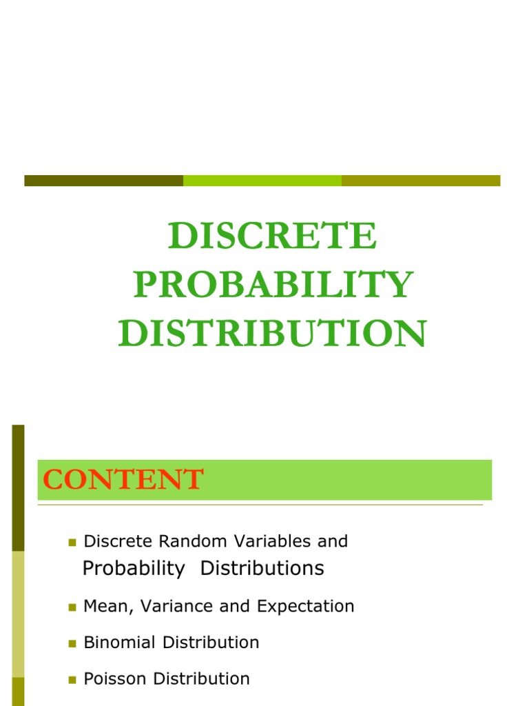 Discrete Distribution 1 | Probability Distribution | Random Variable