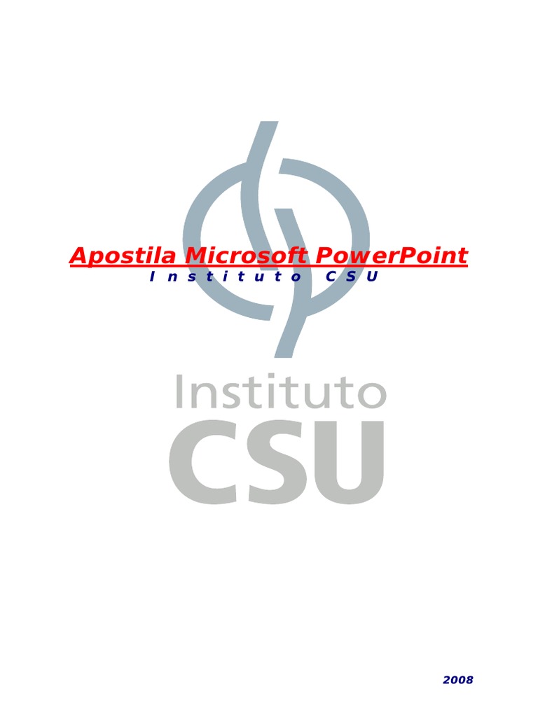 Power Point Csu | PDF | Janela (informática) | Microsoft