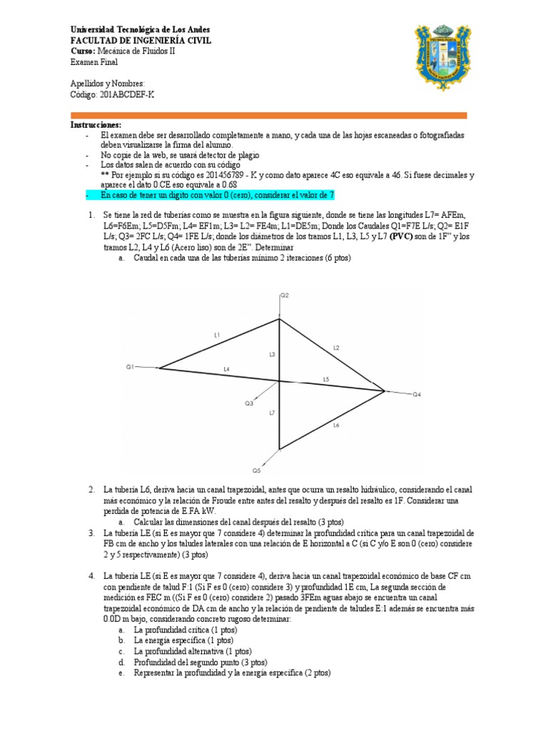 Examen Final - MC2 | PDF | Ingeniero civil