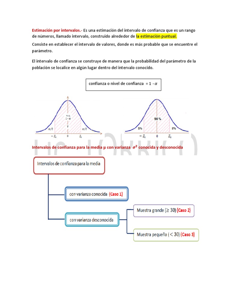 Intervalos de Confianza para La Media | PDF | Intervalo de confianza ...