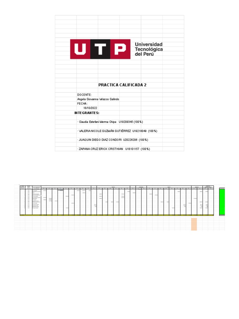 PC2-Practica Calificada 2-G6-1 | PDF