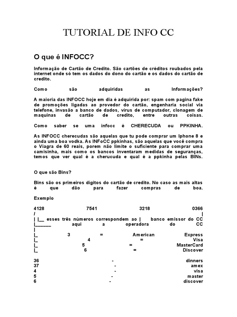 Tutorial de Info CC | PDF