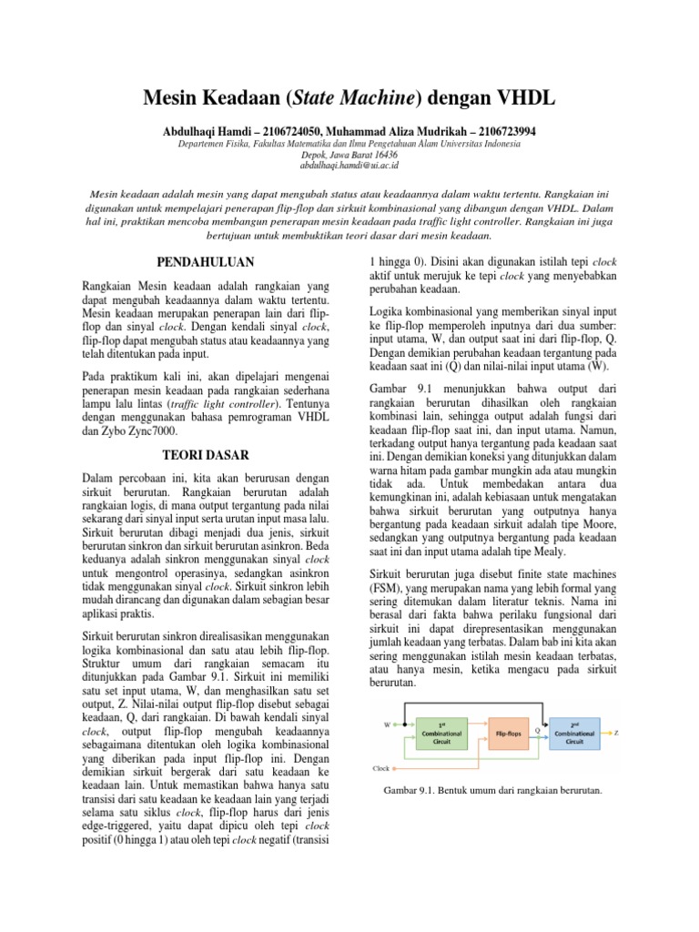 MOD9 - Laporan Akhir - 13 - Abdulhaqi Hamdi | PDF | Metode & Bahan Ajar