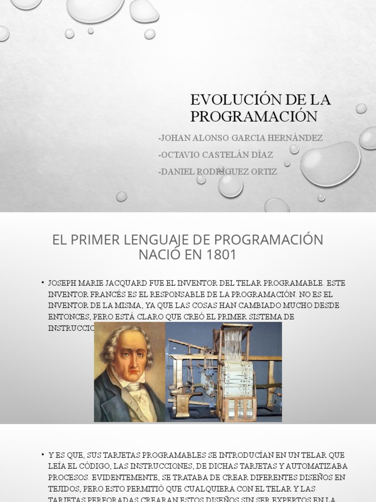 Evolución de La Programación | PDF | Programación de computadoras ...