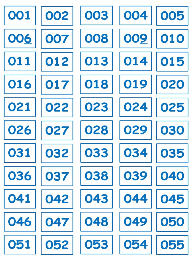 Nomor Peserta Jalan Santai | PDF