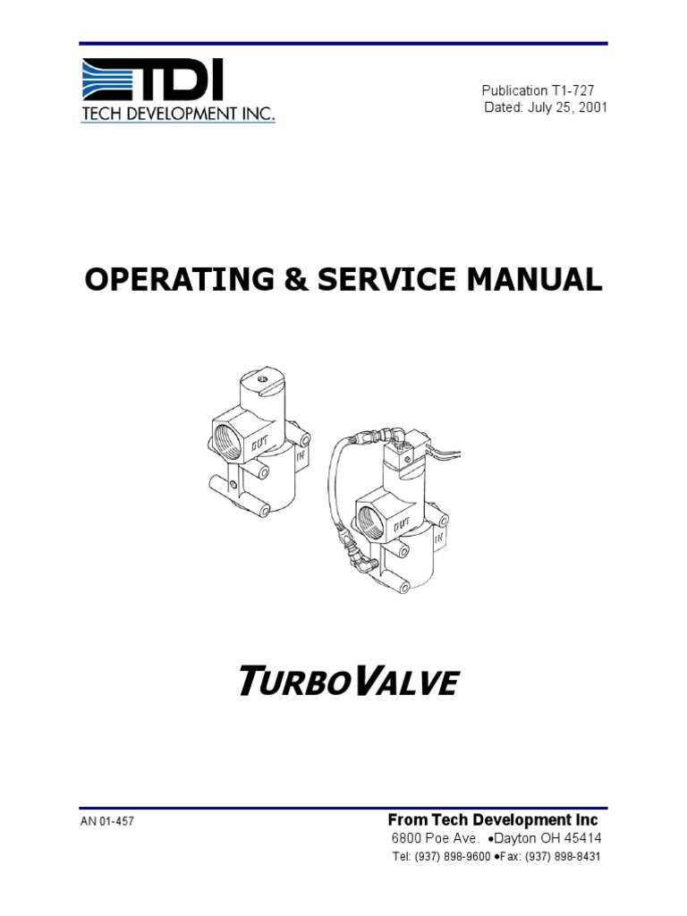 TDI Válvula Relevadora Mca. TDI | PDF | Valve | Piston