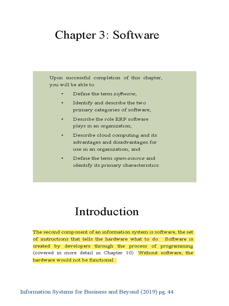 Chapter3 Software | PDF