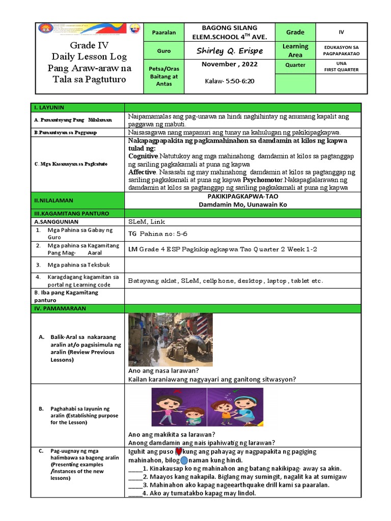 Lesson Plan EPP 4 Agri | PDF