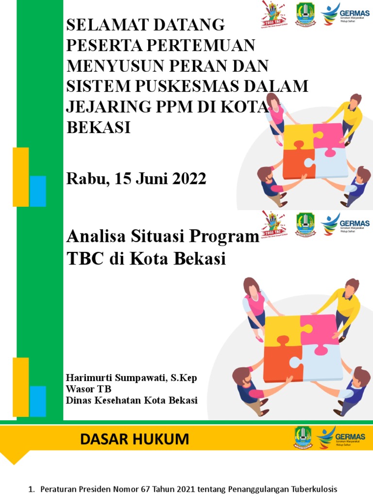 Ansit TB Kota Bekasi - Pertemuan Jejaring Internal PKM (Harimurti) | PDF