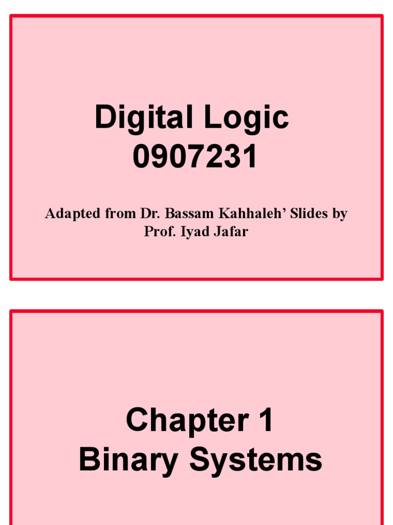 Introduction to Binary Systems | PDF | Digital Electronics | Electronics