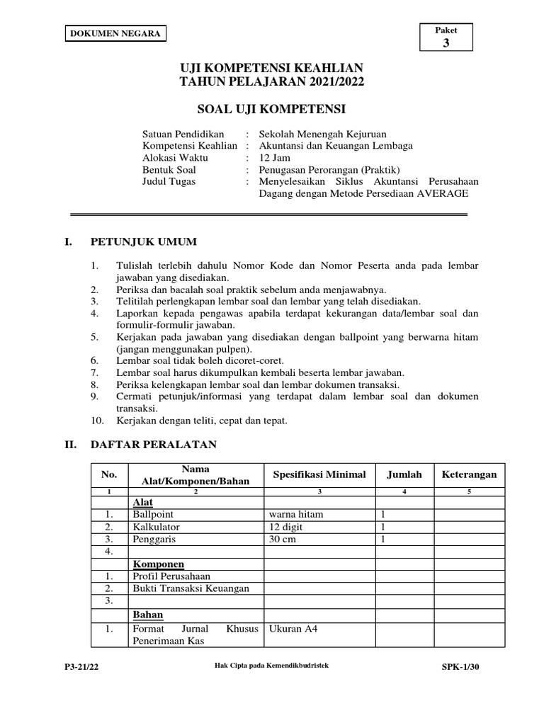 Soal PT Jayatama | PDF
