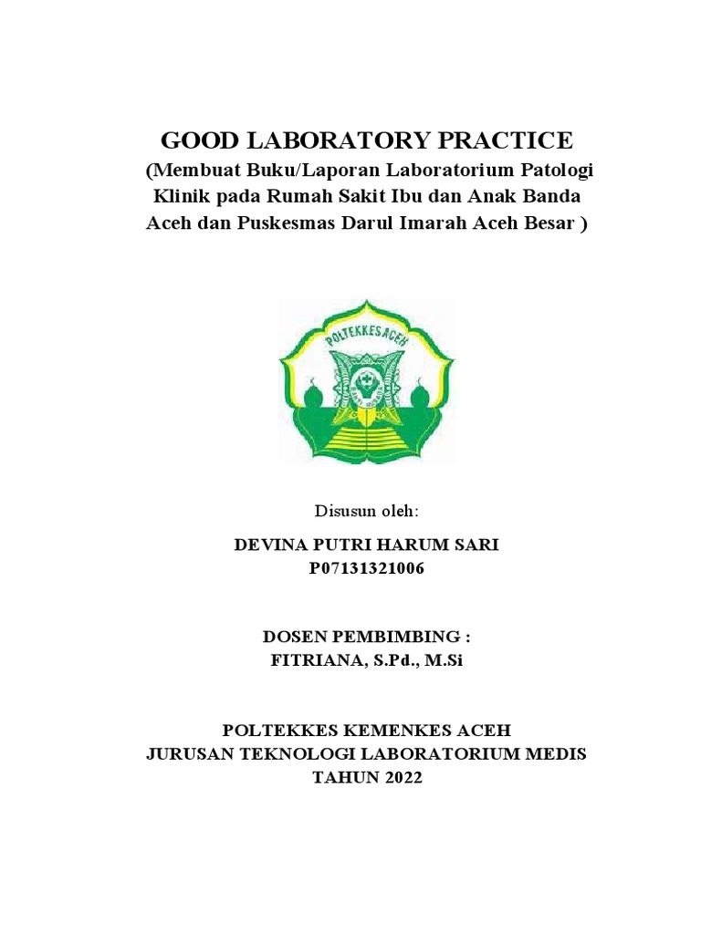 Membuat Format Laporan/Buku Laboratorium Patologi Klinik | PDF