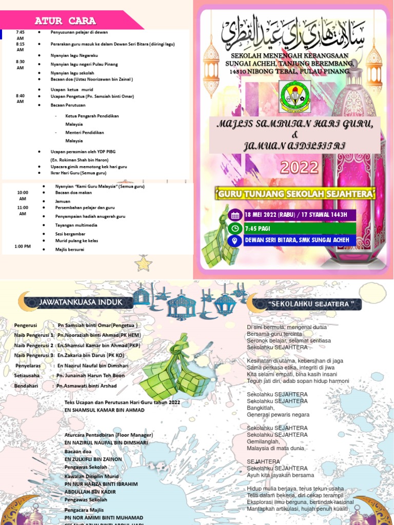 Buku Program Guru Raya Terkini 2022 | PDF