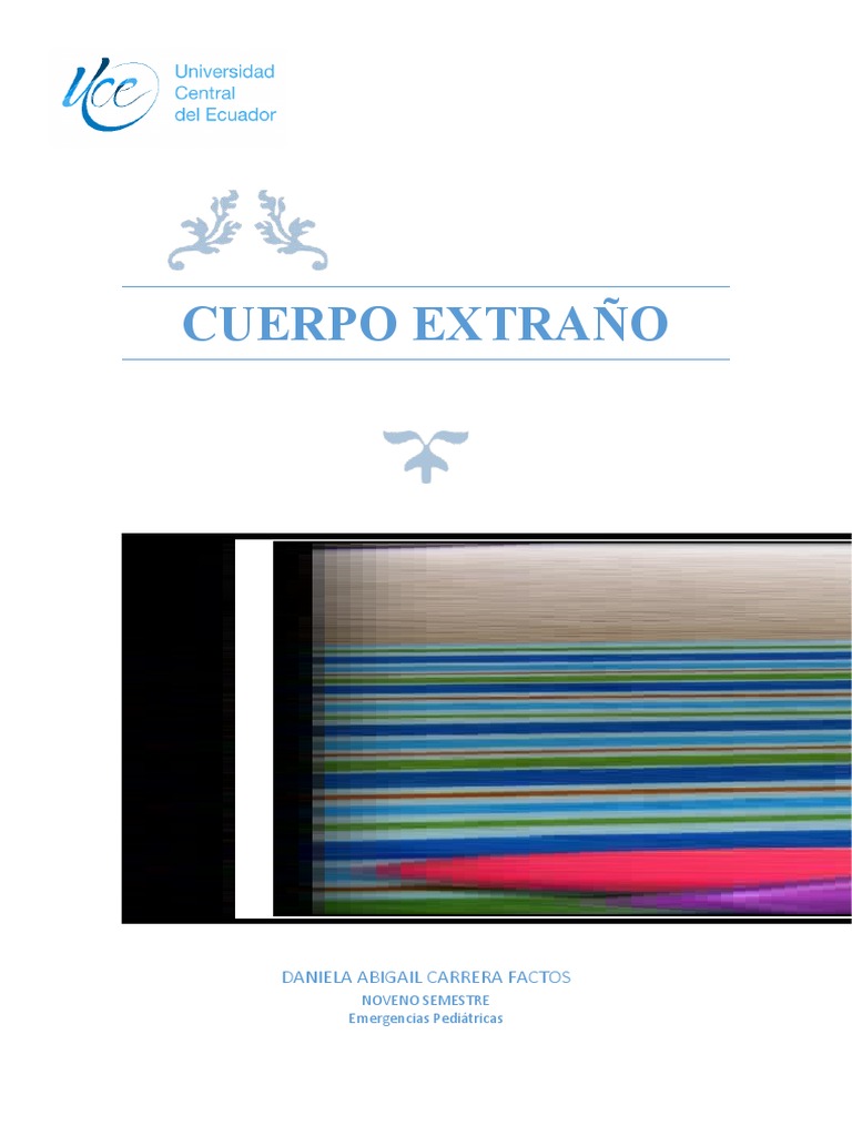 Cuerpo Extraño Via Resp. y Via Digest. Corregido | PDF | Tos | Ct Scan