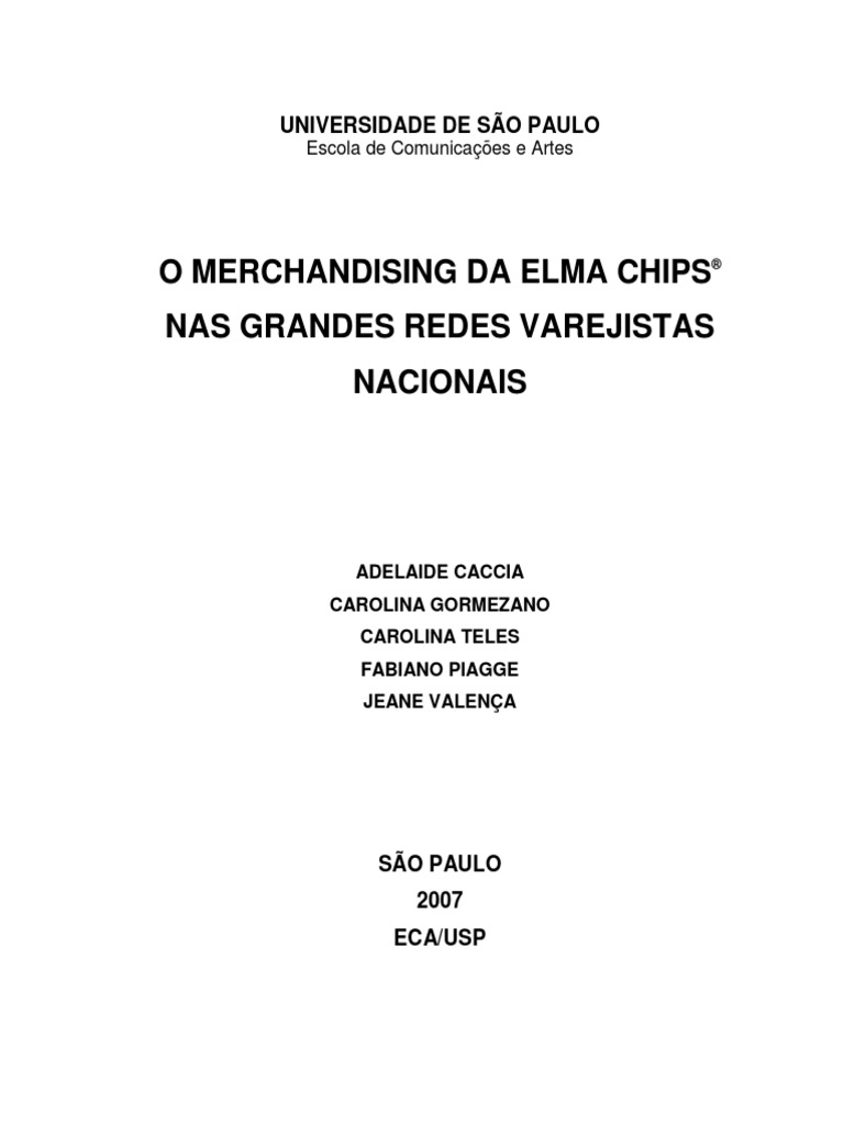 Azdoc - Tips Merchandising Da Elma Chips | PDF | Comunicação | Marketing