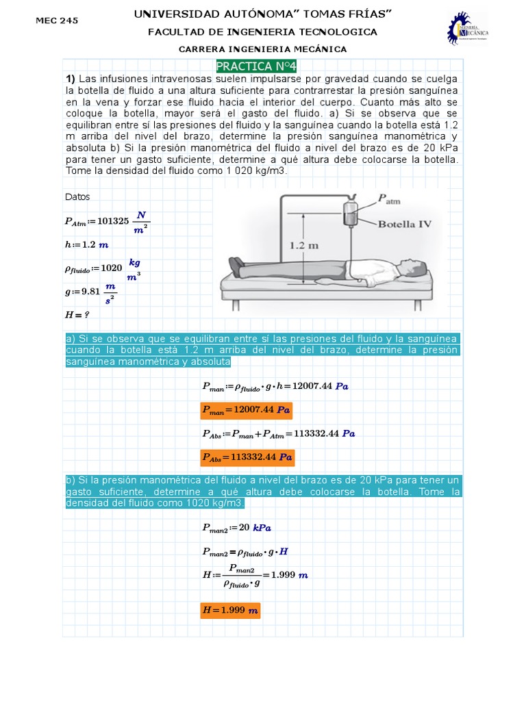 Pract. 4 Resuelto | PDF | Densidad | Presión