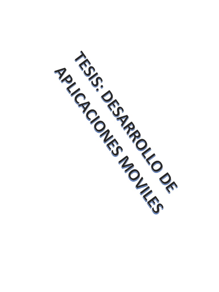 Desarrollo de Aplicaciones Moviles | PDF | Yo telefono | Aplicación movil Desarrollo de Aplicaciones Moviles | PDF | Yo telefono | Aplicación movil