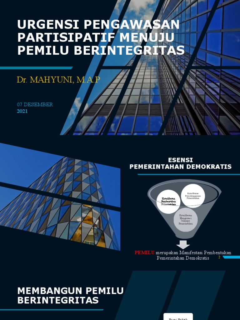 Pentingnya Pengawasan Partisipatif 2024 | PDF