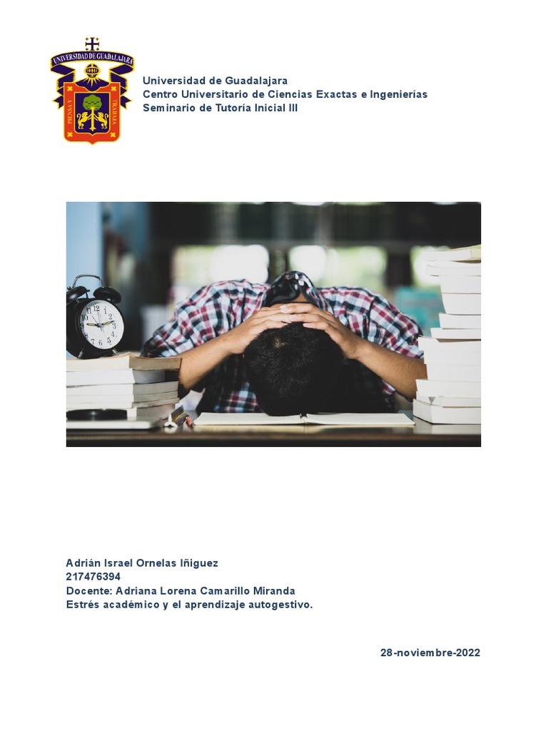 Ornelas Iñiguez Adrián Israel. Ensayo | PDF | Estrés (biología ...