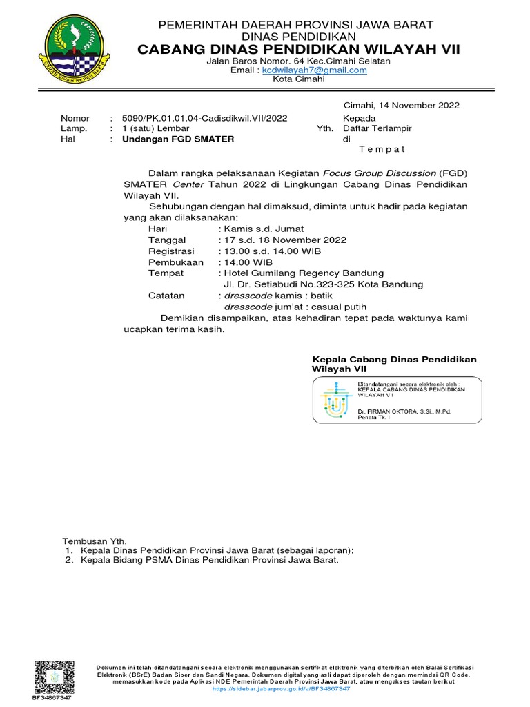5090 UNDANGAN FGD SMATER KS 2022 14112022 122015 Signed | PDF
