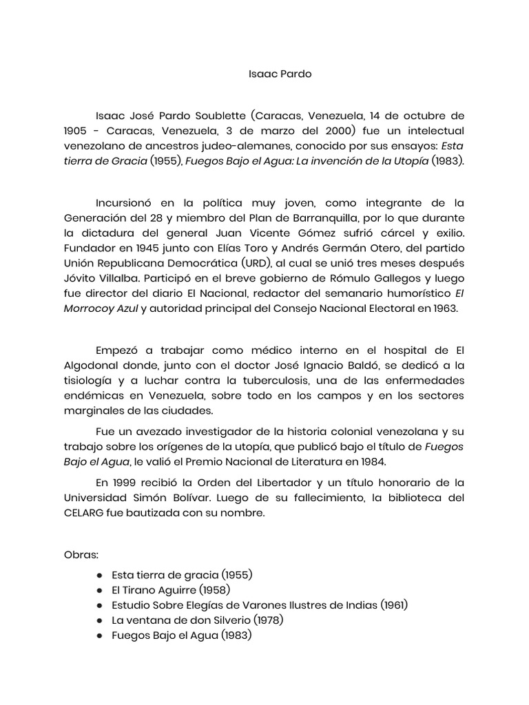 Isaac Pardo | PDF
