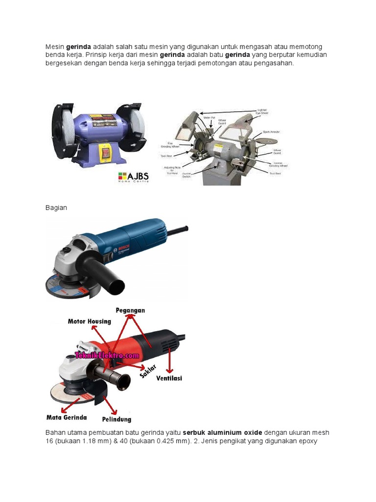 Mesin Gerinda | PDF