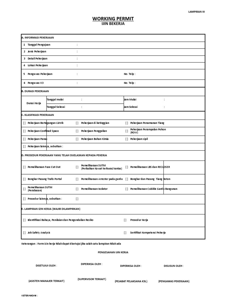 (REV) Working Permit | PDF
