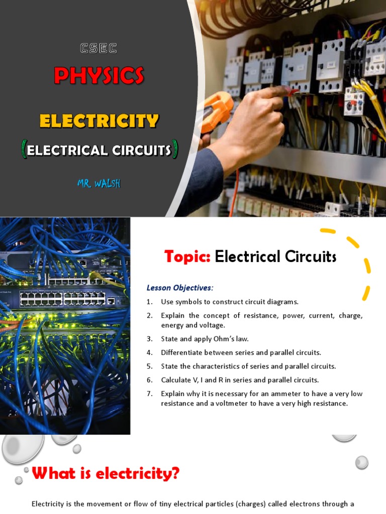 Electrical Circuits & Quantities | PDF