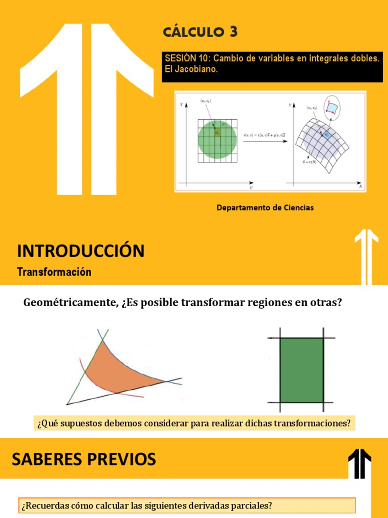 Jacobiano y Cambio de Variables en Integrales | PDF | Integral | Álgebra
