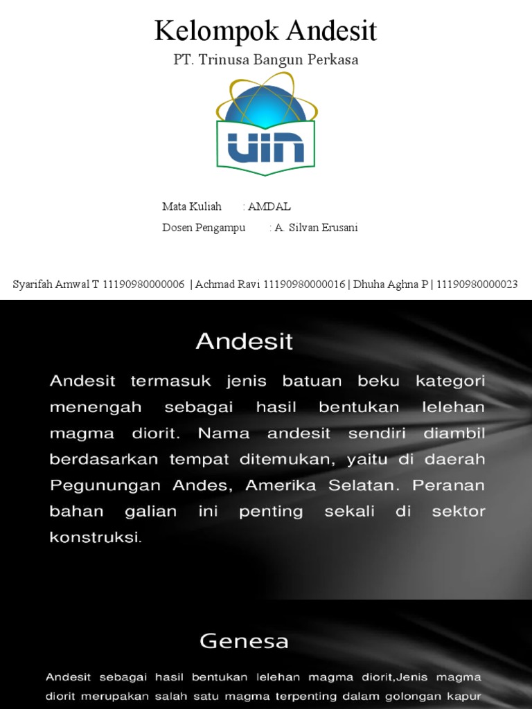 Rencana Reklamasi Tambang Andesit | PDF