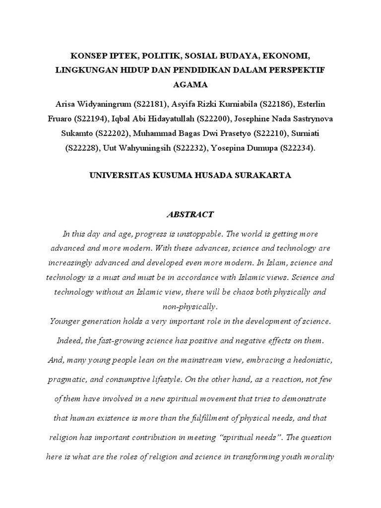 Konsep Iptek Pdf