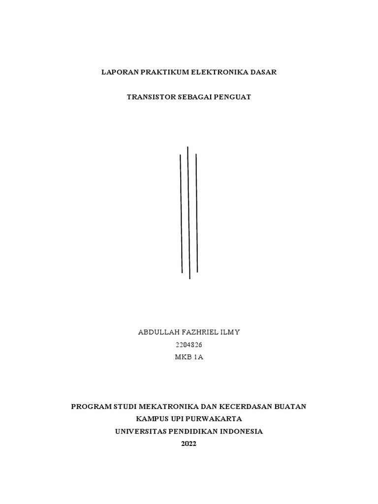 Abdullah 2204826 TraansistorSebagaiPenguat 4 | PDF