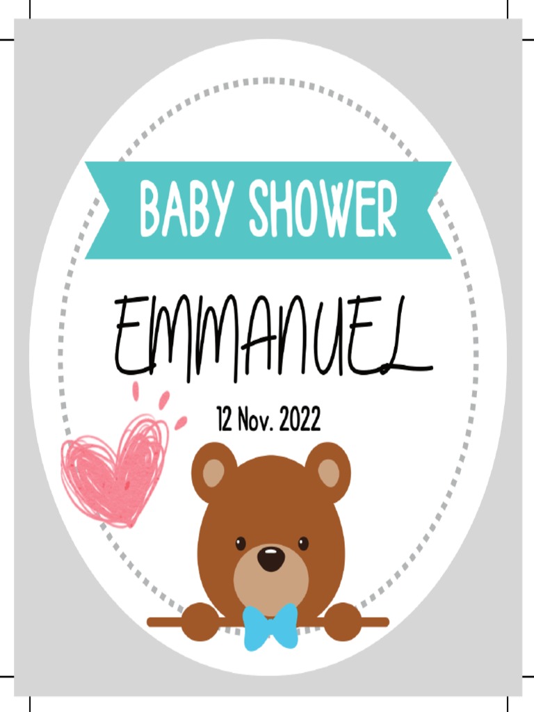Sticker Baby Shower | PDF