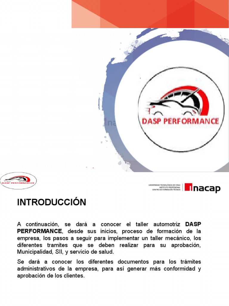 Taller Dasp Performace | PDF | Vehículos terrestres | Vehículo de motor