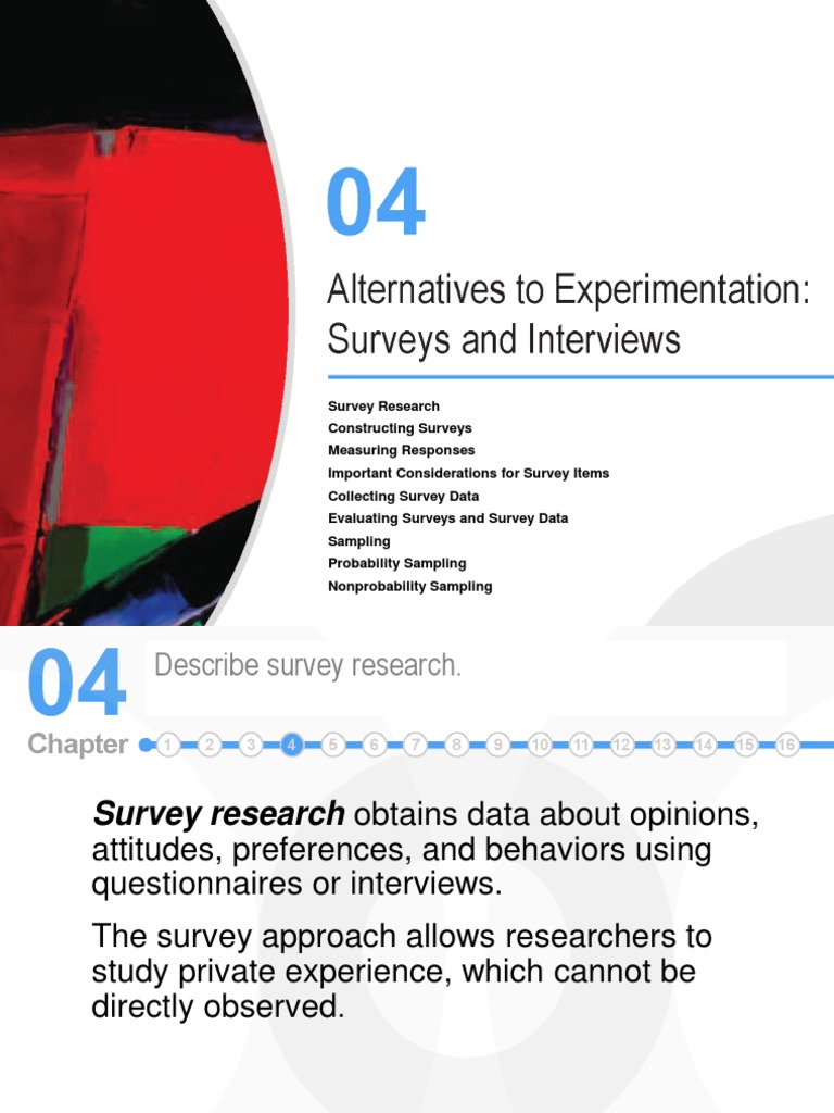 CH4.Surveys and Interviews | PDF