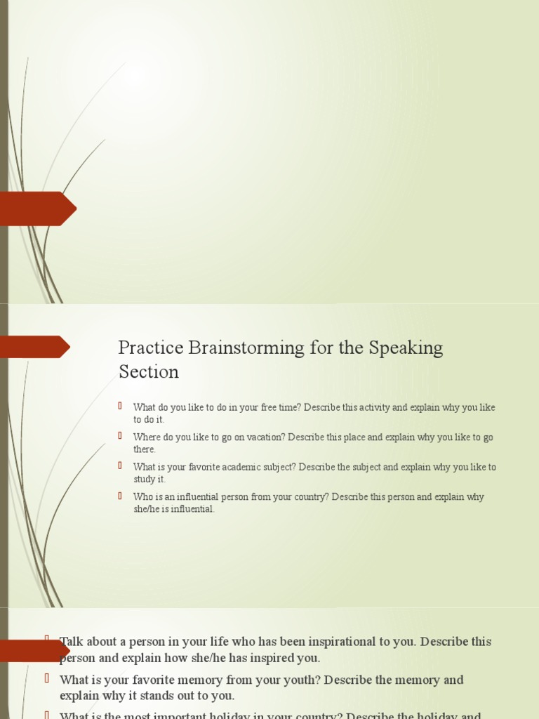 TOEFL Preparation) | PDF | Essays | Cognitive Science